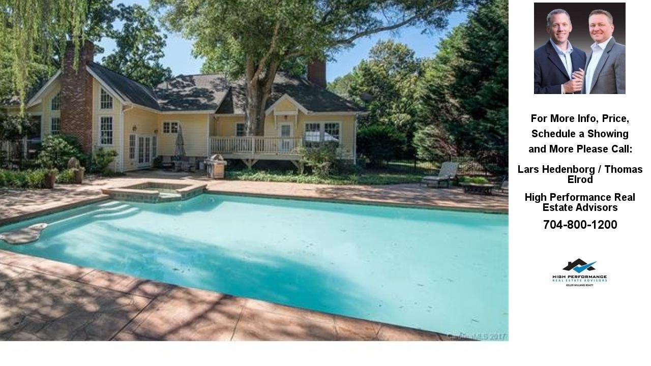 8722 Bryant Farms Road, Charlotte, NC Presented by Lars Hedenborg ...