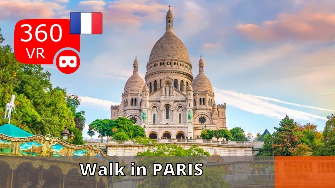 360° views of France : Today a walk in Paris 1/2 - YouTube