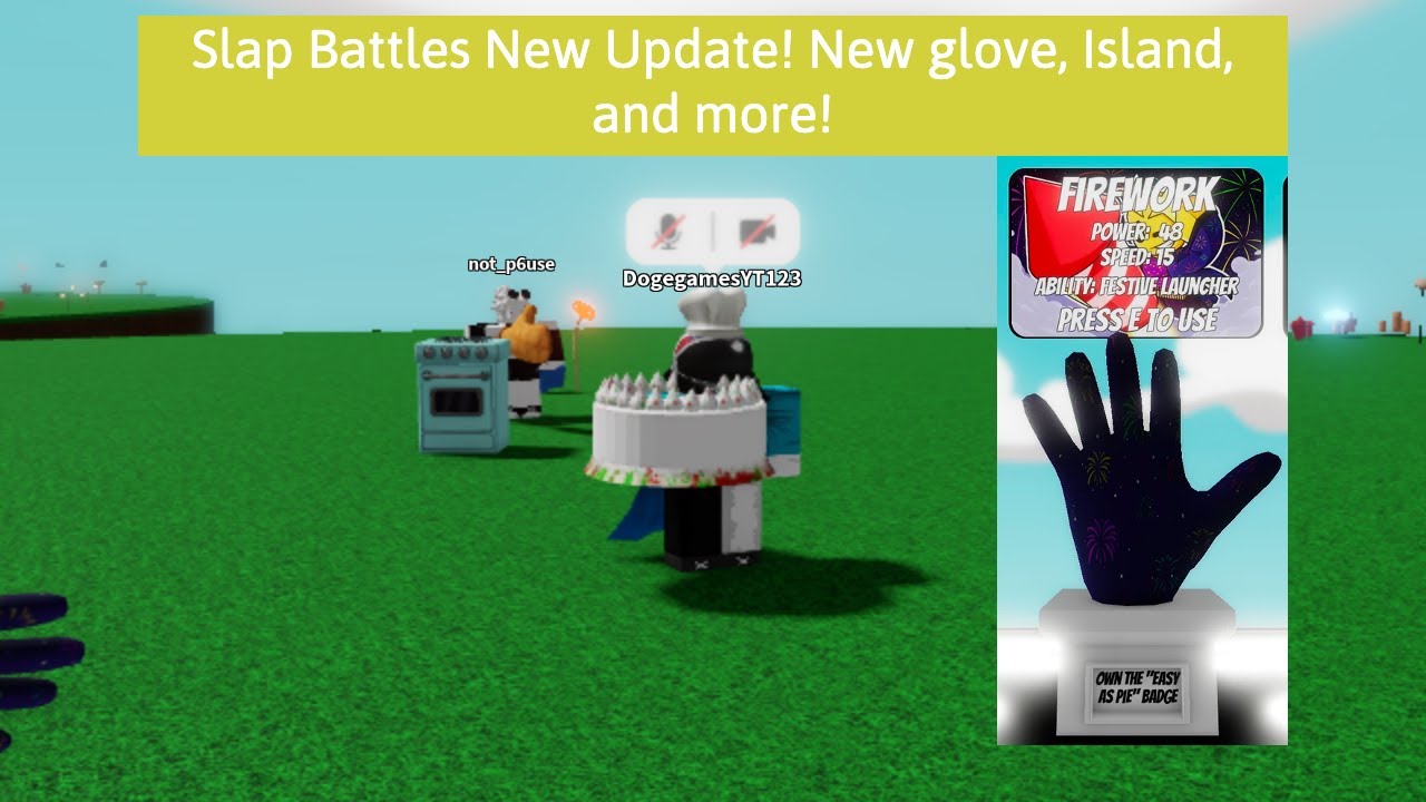 Slap Battles Island Update + More! - YouTube