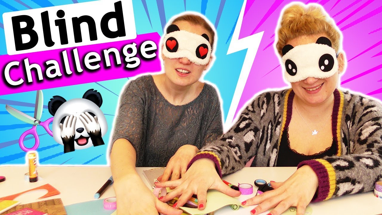 5 Minuten BLIND CHALLENGE | DIY Ideen basteln mit verbundenen Augen ...