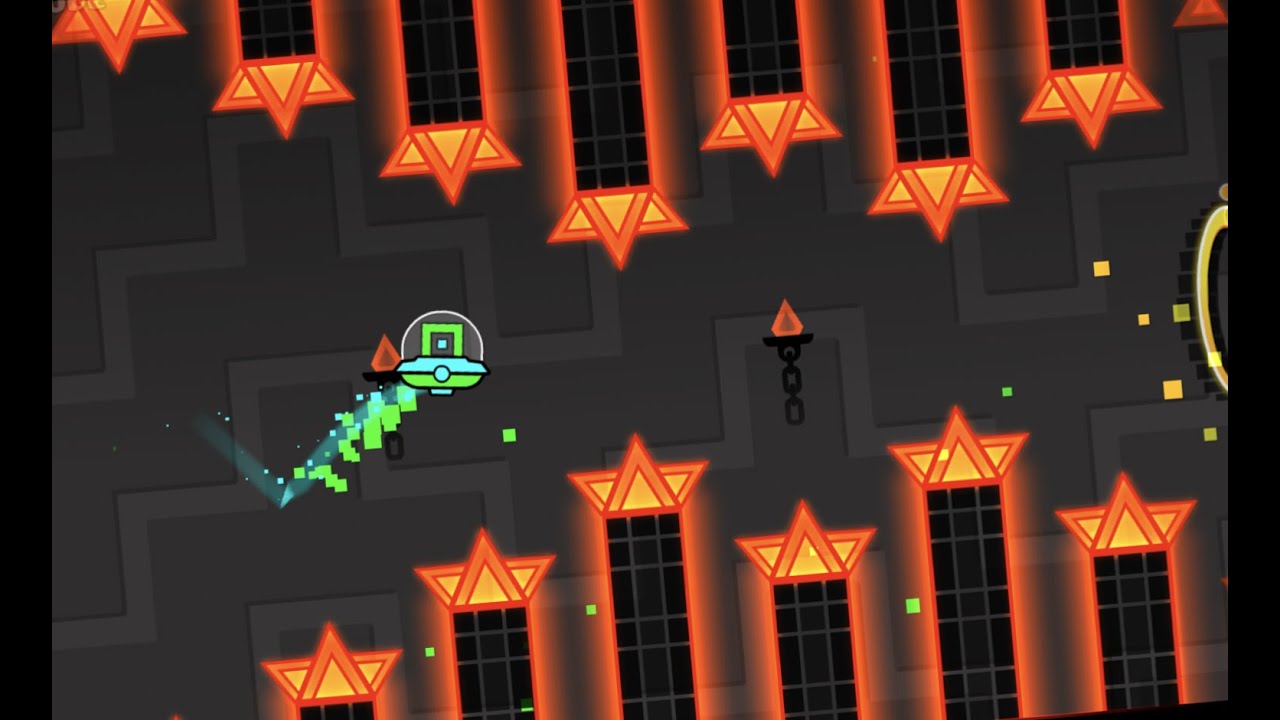 Geometry Dash - Fire Temple by Michigun (Hard Demon) - YouTube