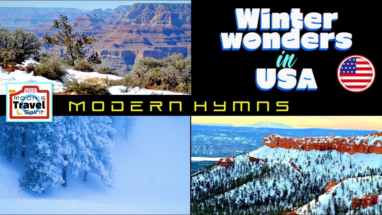 WINTER WONDERS IN THE USA 🎹 미국 겨울 🌍 🎹 모던 찬양 - YouTube
