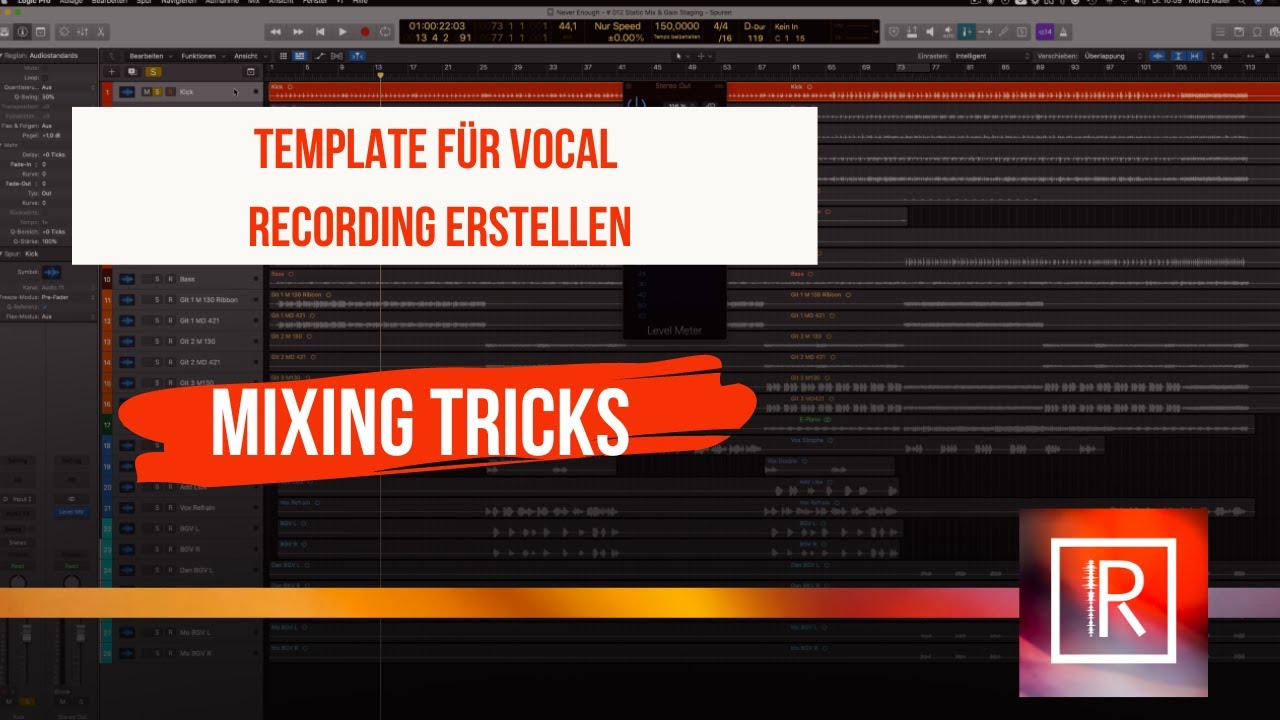Template für Vocal Recording erstellen. Schritt für Schritt Anleitung ...