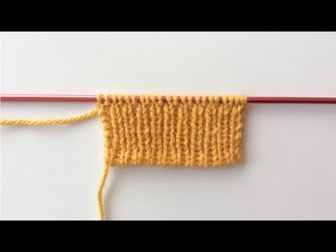 Hazır Triko Başlangıcı / İtalyan İlmek Atma Yöntemi / Italian cast on / Tubular cast on