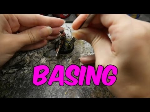 How to Paint Miniatures - Basing - YouTube