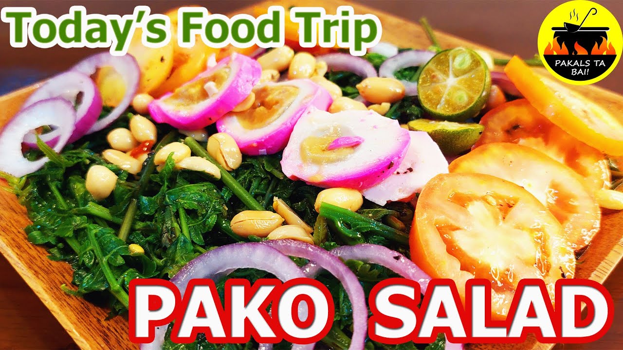 Pako Salad I Ensaladang Pako I Fern Salad - YouTube