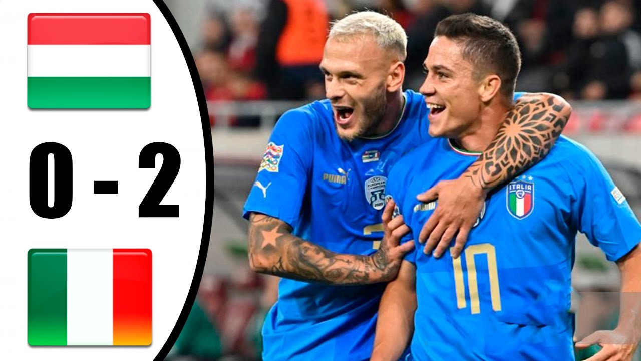 Hungary vs Italy 0-2 All Goals & Highlights 26/09/2022 HD - YouTube