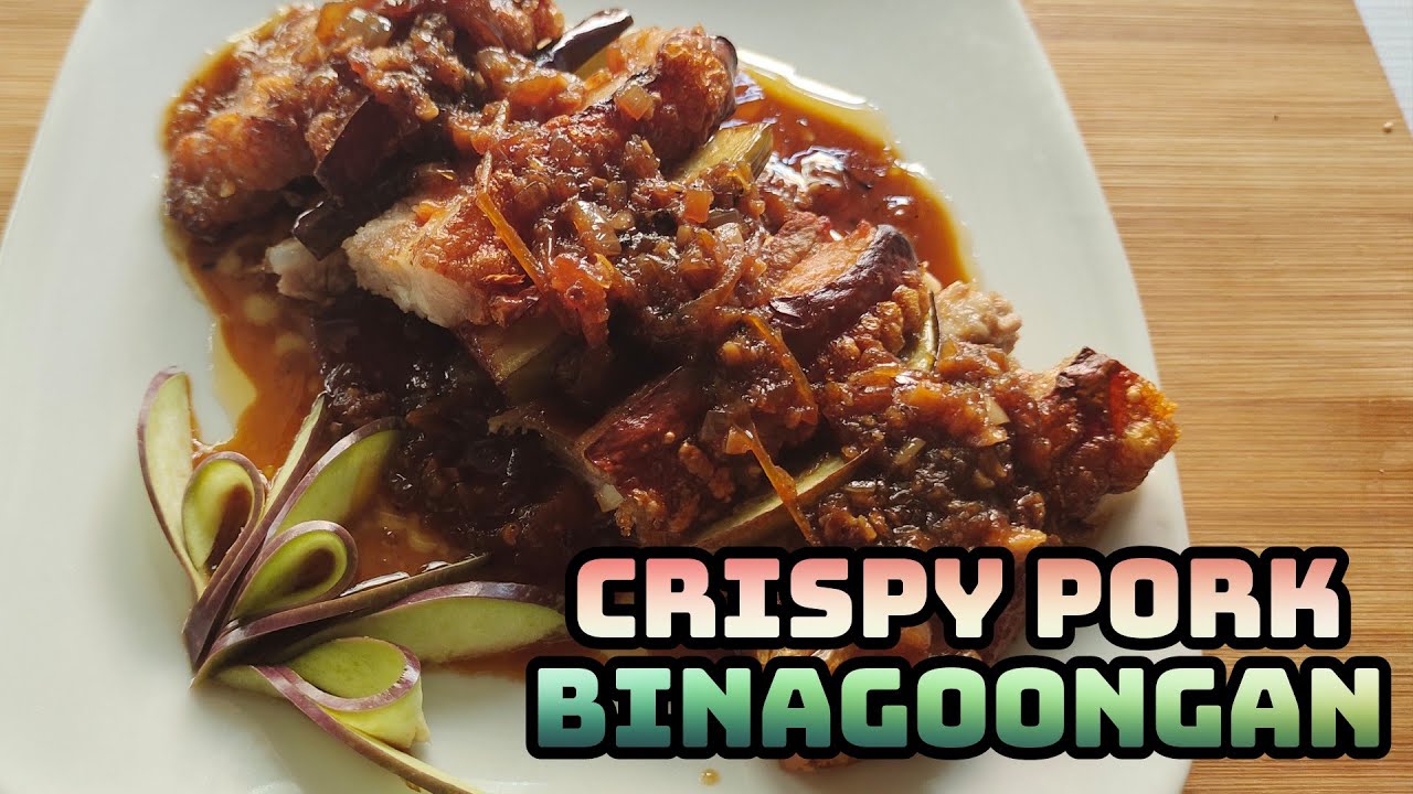 Crispy Pork Binagoongan | Pork Binagoongan | Chefy R - YouTube