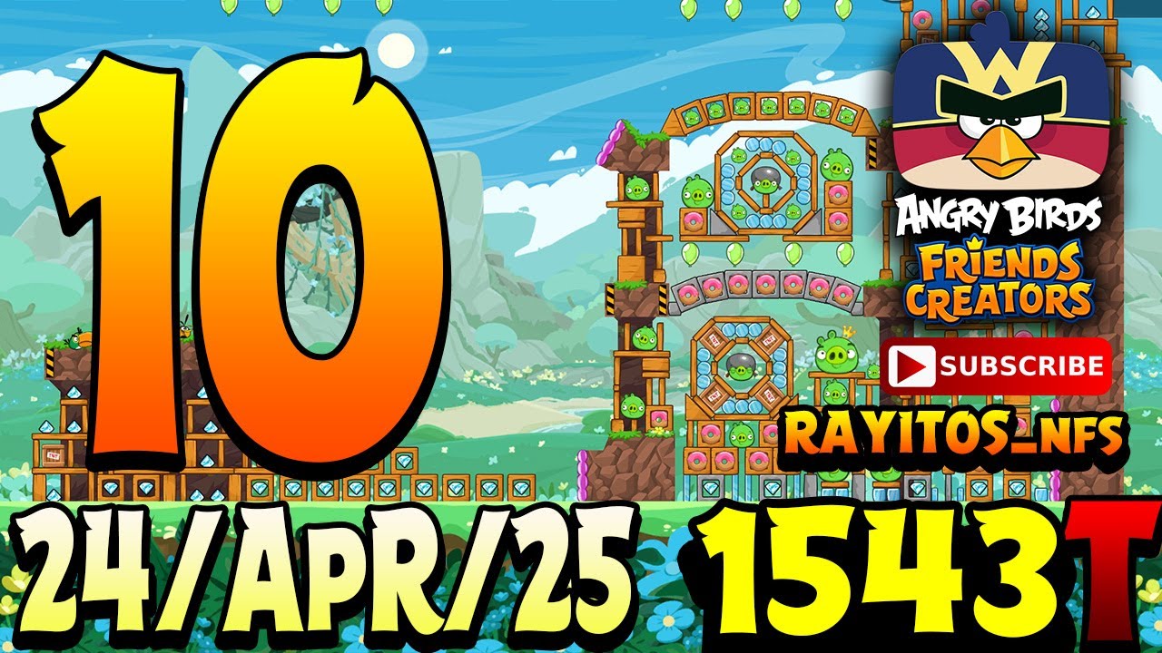 Angry Birds Friends Level 10 Tournament 1543 Highscore POWER-UP ...