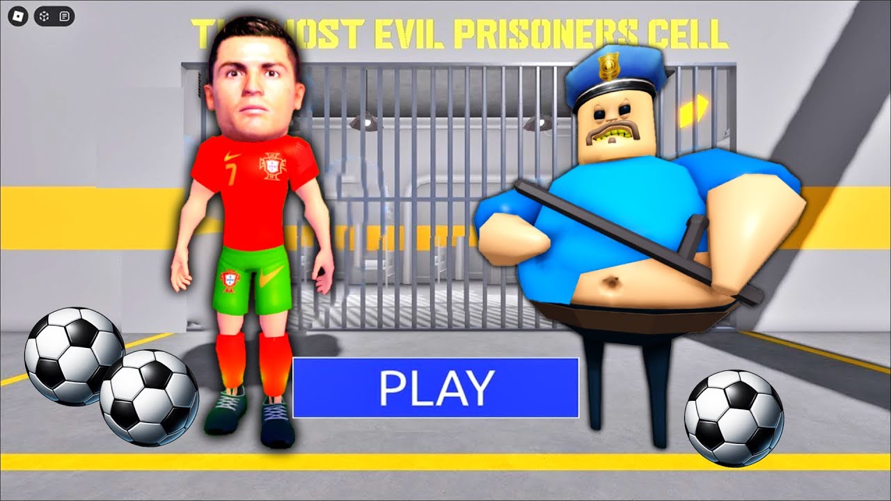 SUPER FAMILY Escaping RONALDO Roblox Prison Escape (Obby) Full Game ...