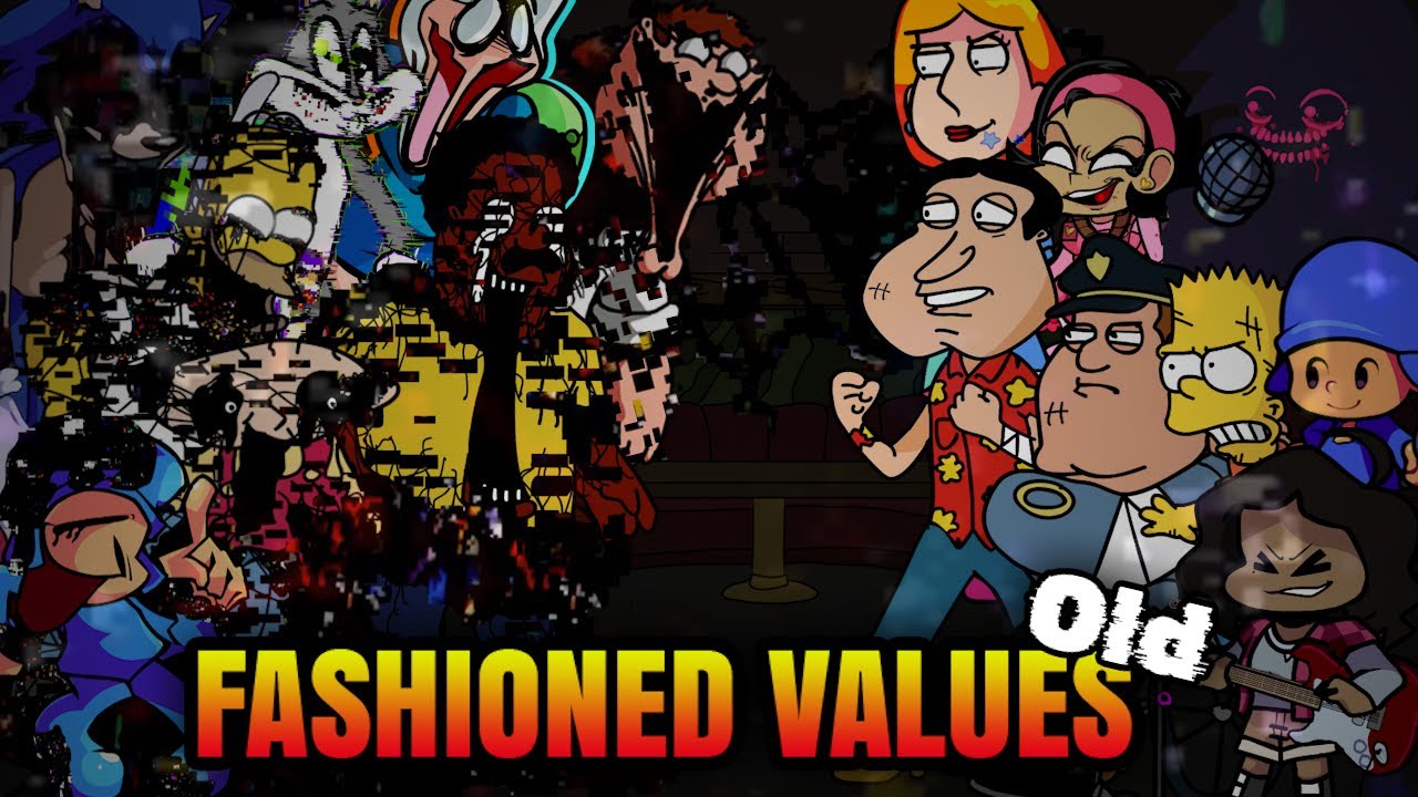 FNF Fashioned Values (OLD) But Every Turn A Different Cover Is Used ...