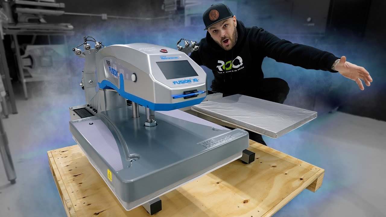 This Is The COOLEST HEAT PRESS I've Ever Seen! - YouTube