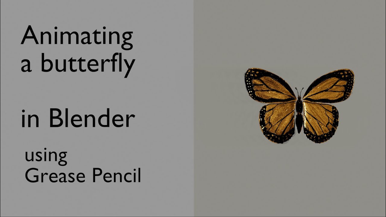 Animating a butterfly in Blender - YouTube