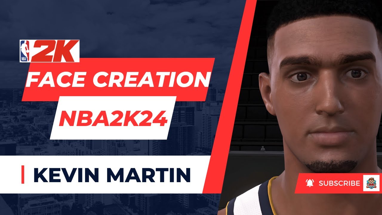 NBA 2K24 Kevin Martin Face Creations - YouTube