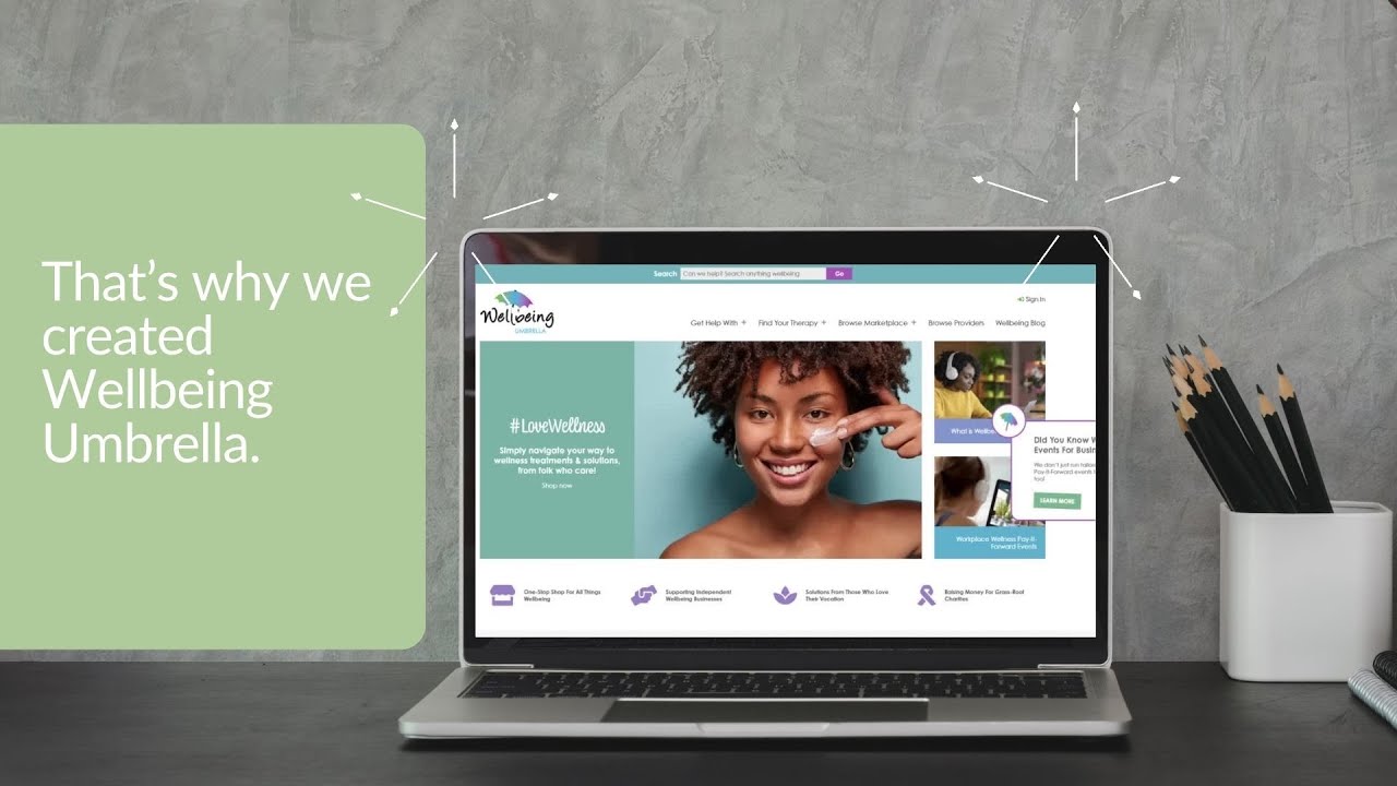 Wellbeing Umbrella Platform for Wellbeing Businesses/Solo Professionals ...