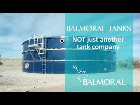 Balmoral Tanks case study: 550m3 potable water tank, Mexico - YouTube
