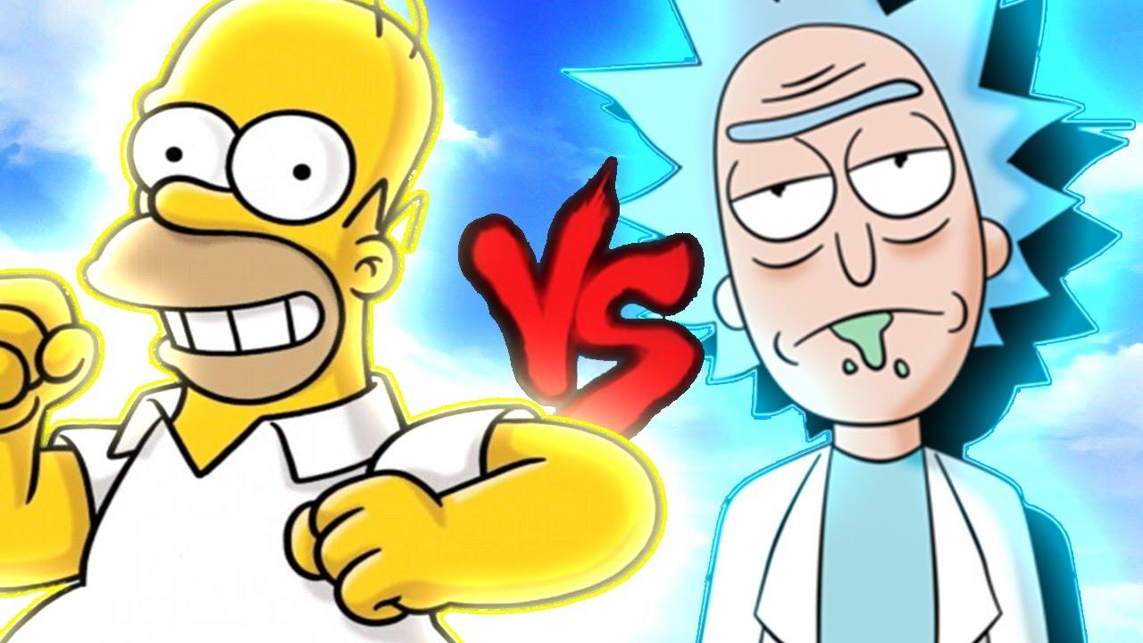Rick Sanchez (Ricky e Morty) Vs. Homer Simpsons (os Simpsons) - Batalha ...