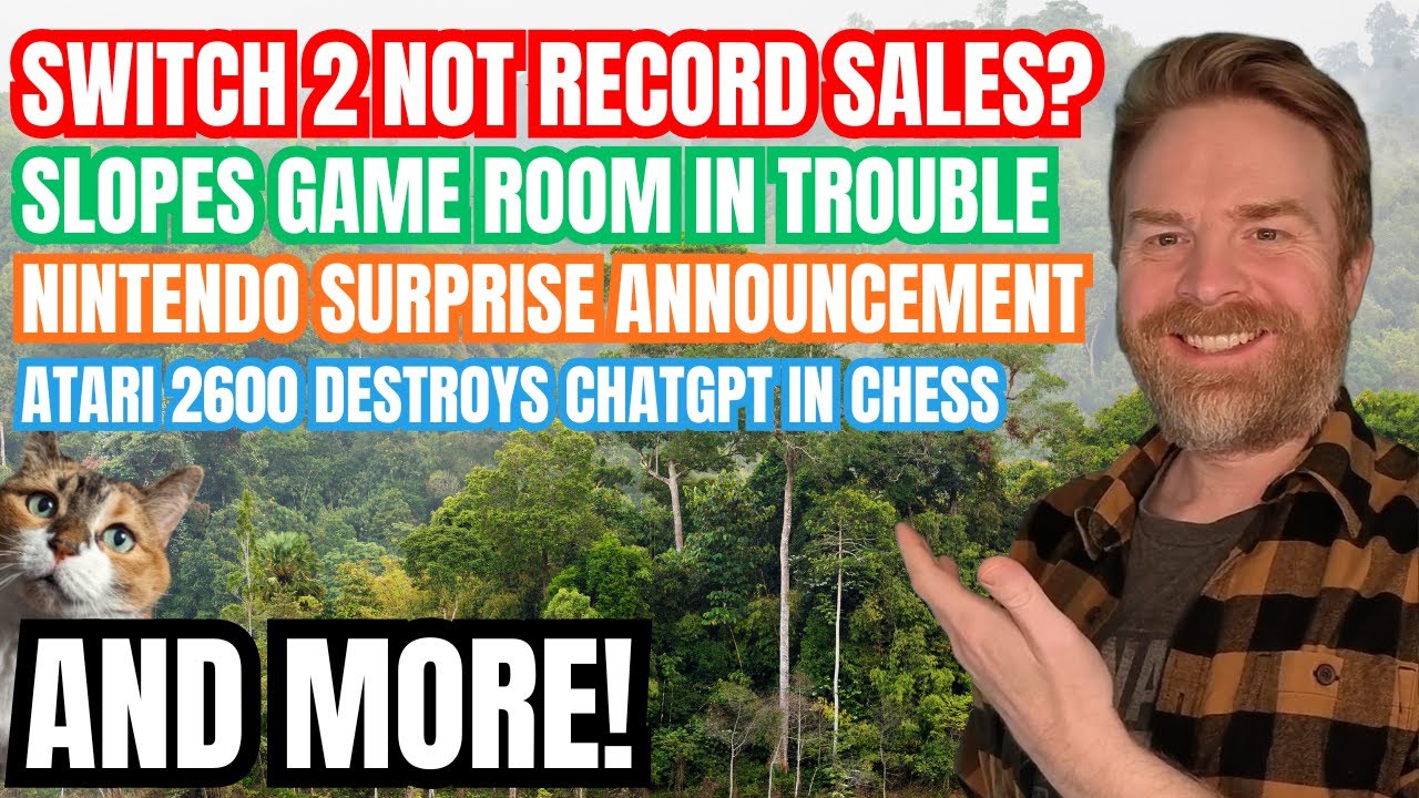 Switch 2 Sales Questions and Battery Life Issues, Atari 2600 Destroys ChatGPT, Slopes Game Room ...