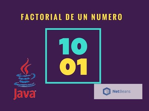 Factorial de un numero en java - YouTube