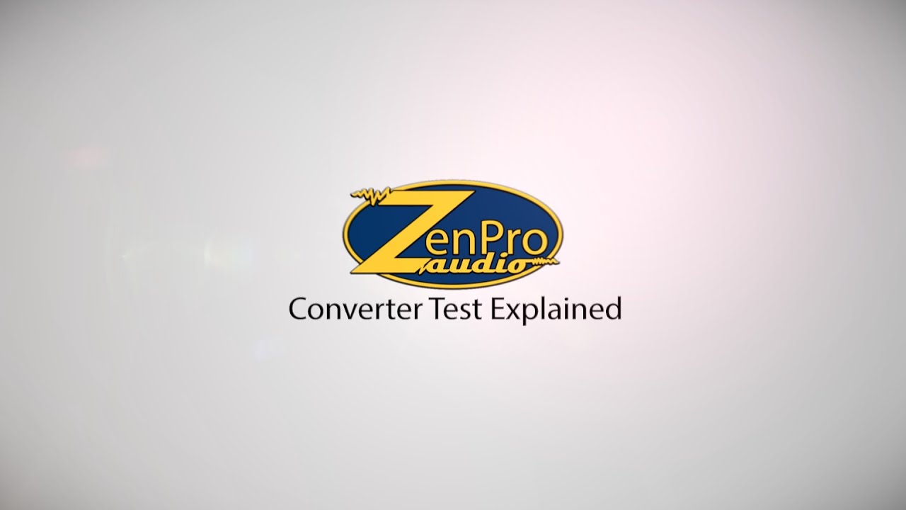 ZenPro Audio Converter Test Explained - YouTube