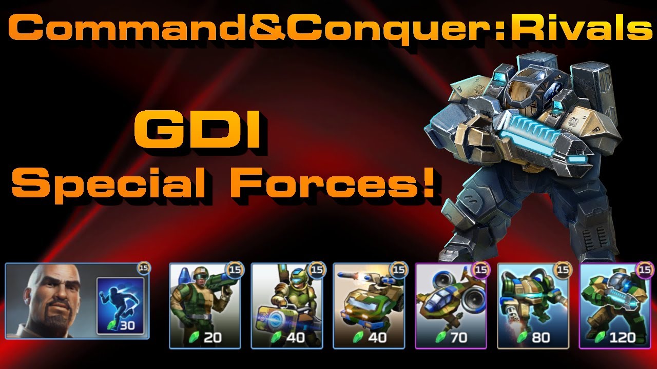 C&C Rivals: GDI Special Forces! - YouTube