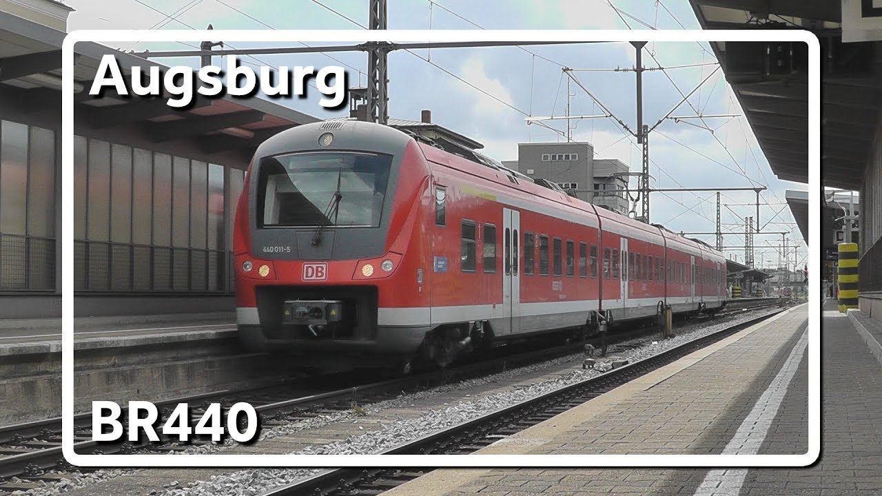 BR440 vertrekt van Augsburg Hbf! - YouTube