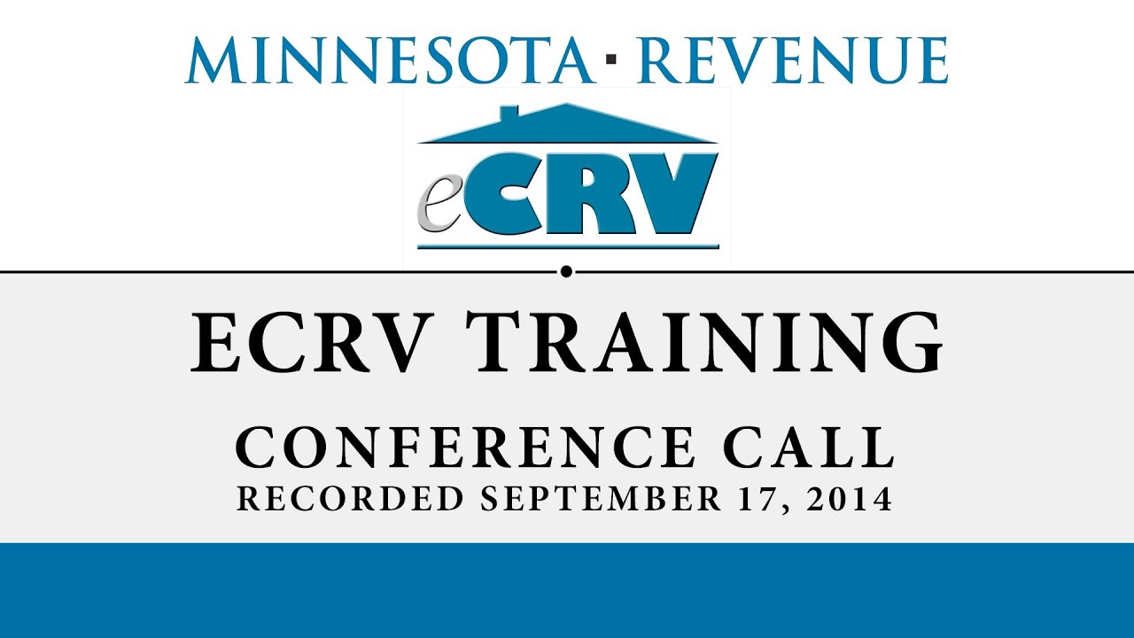 eCRV Training Conference Call - Sept. 17, 2014 - YouTube