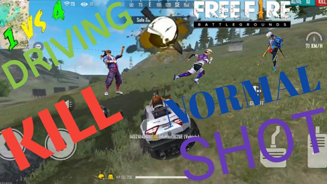 Driving kill normal shot gameplay gareena free fire #254 #game #free ...