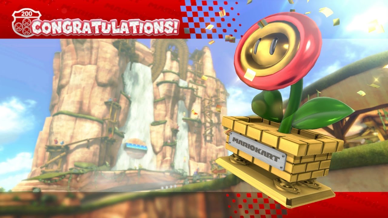 Mario Kart 8 Deluxe 200cc Grand Prix | Flower Cup - YouTube