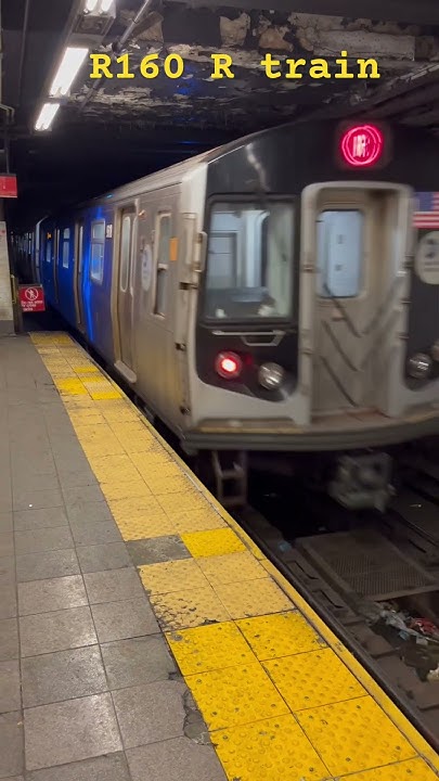 NYC MTA Subway: R160 R train leaving 36th Street! - YouTube