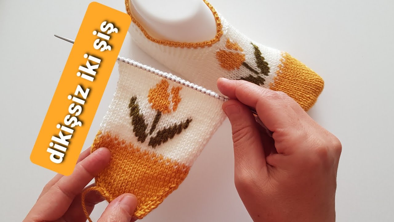 BEŞŞİŞ GÖRÜNÜMLÜ DİKİŞSİZ İKİ ŞİŞ PATİK / DİVA PATİK MODELLERİ / @divapatik - YouTube