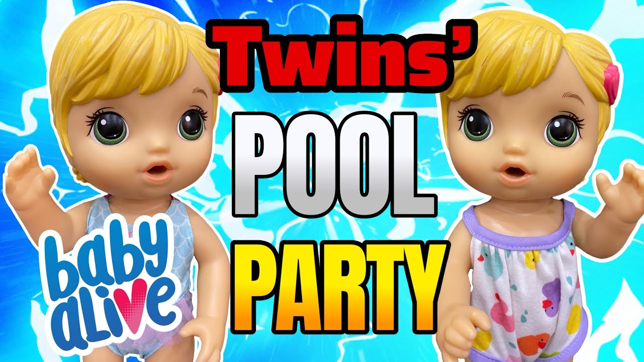 💦Baby Alive Pool Day! 👶👶 - YouTube