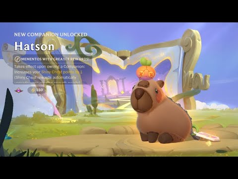 Hatson Capybara Companion - Loot 250 Orange Gemstone - Wild Rift - YouTube