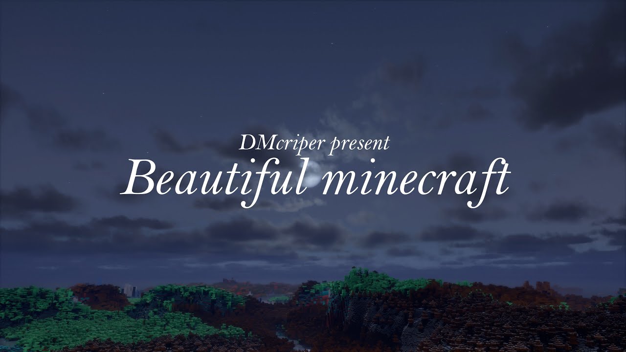 Beautiful Minecraft | Distant horizons | 4K - YouTube