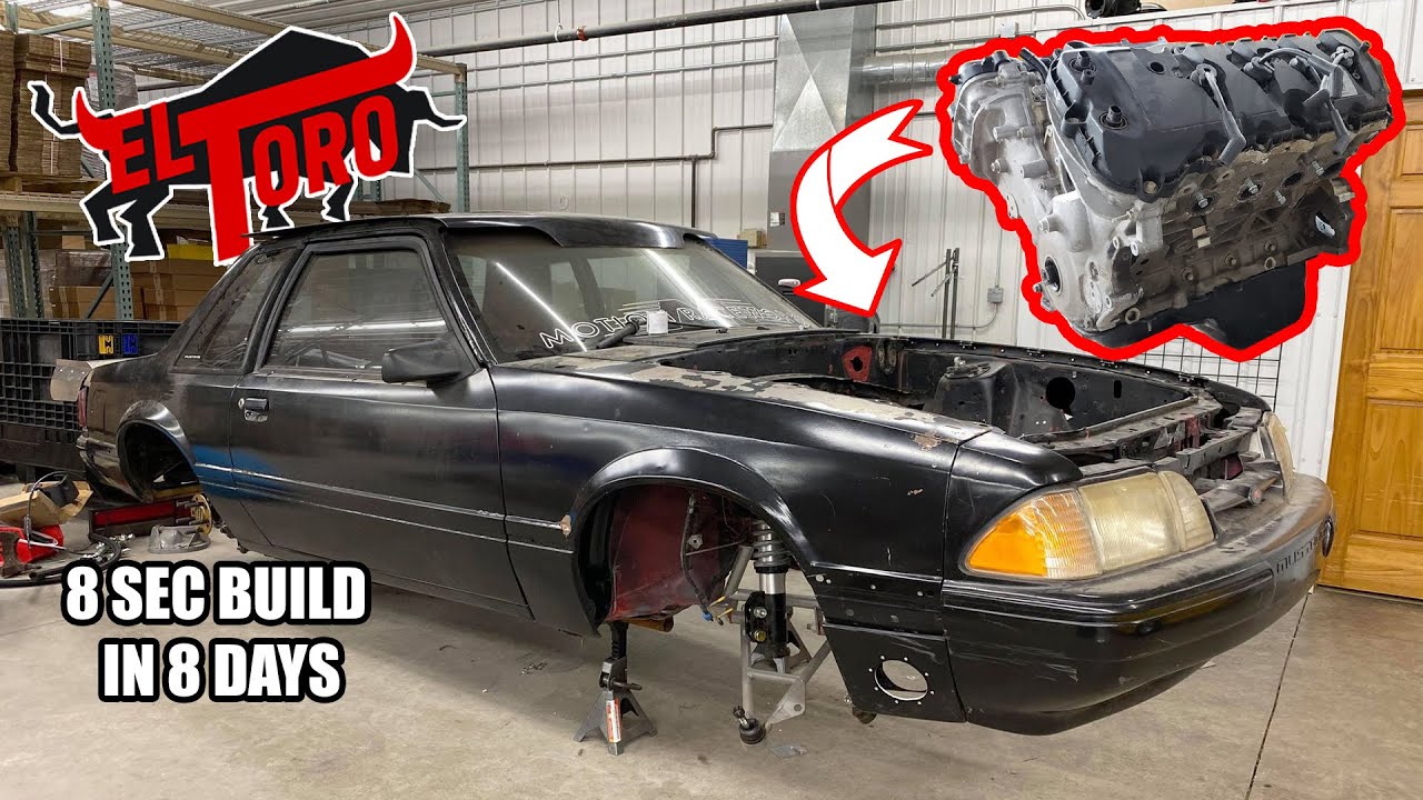 Day 1: Introducing El Toro! 8 Second Turbo Coyote Swapped Fox Body ...