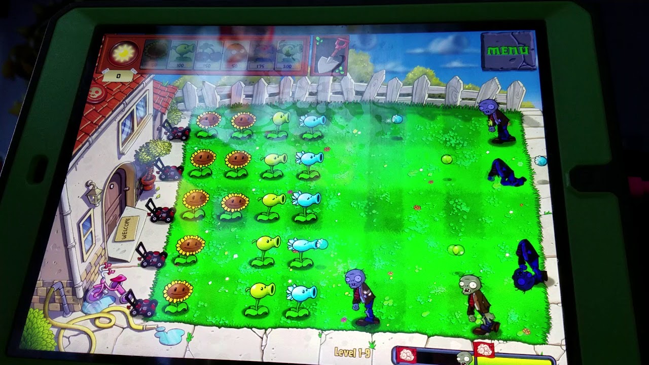 Plants vs zombies part 4 unlocking a letter - YouTube