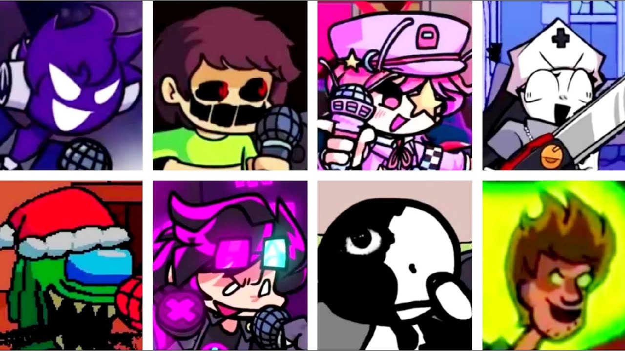 FNF Portrait But Every Turn a Different Cover is used 🎶 (Different ...