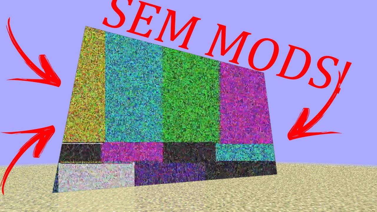 FIZ UMA TV FUNCIONAL NO MINECRAFT SEM MODS? - YouTube