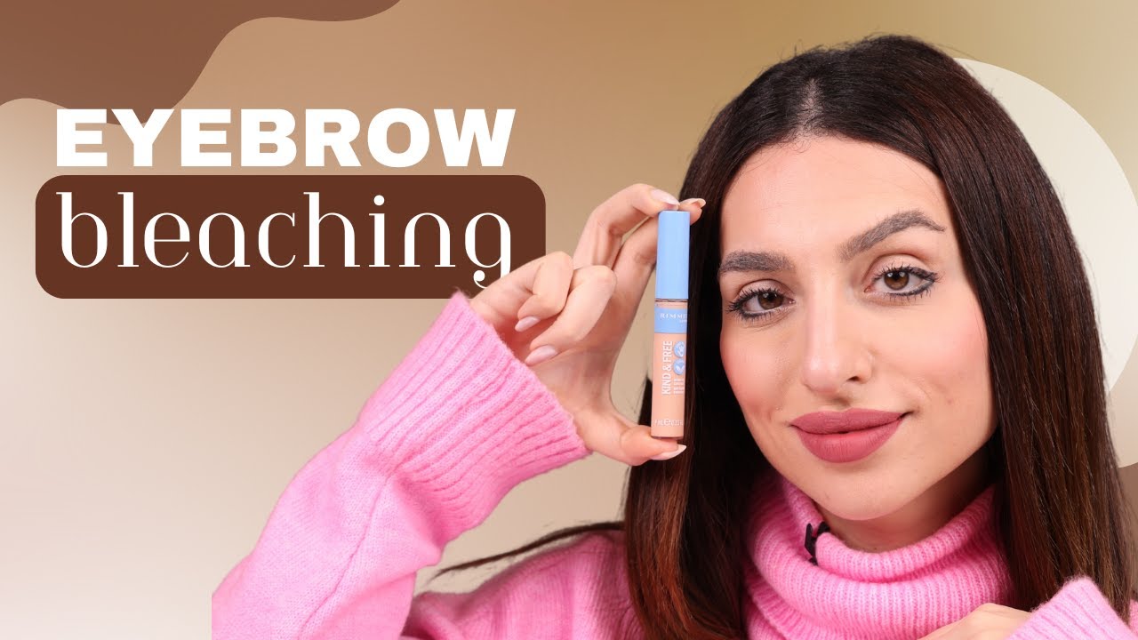 Eyebrow Bleaching With Carine | تفتيح الحواجب مع كارين - YouTube
