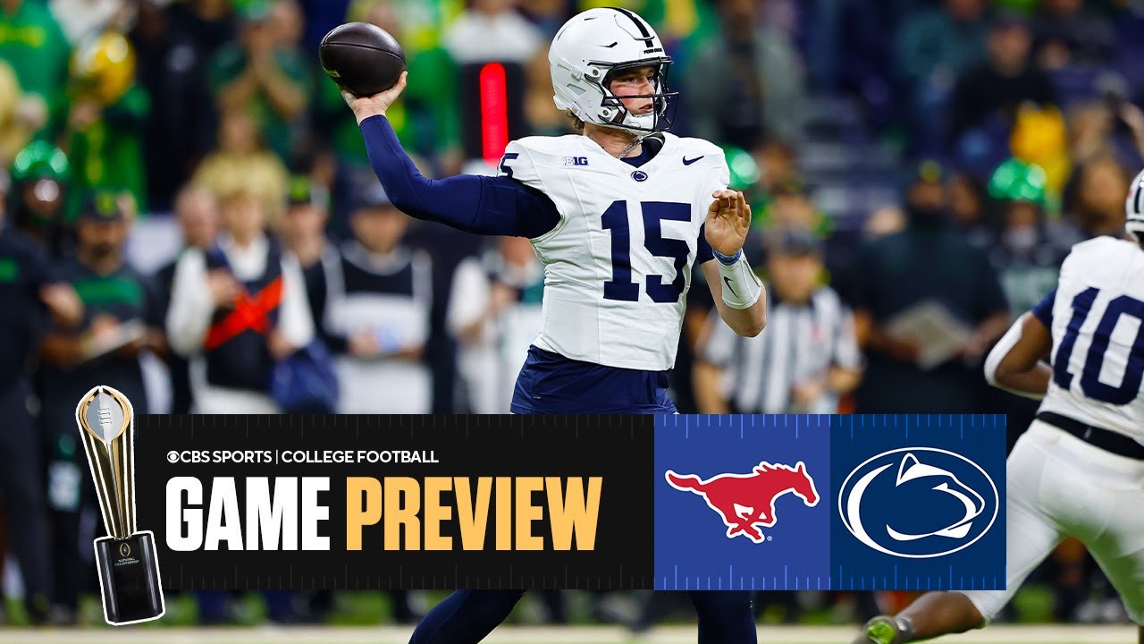 CFP First Round: No. 11 SMU at No. 6 Penn State | Game Preview - YouTube