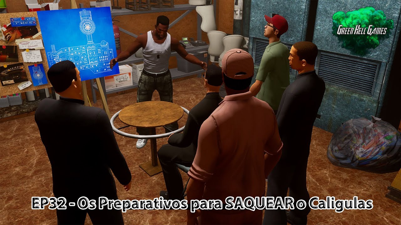 Grand Theft Auto: The Definitive Edition - Trilogy (GTA SA)-EP32 Preparativos Para SAQUEAR ...