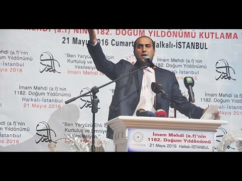 Hz. Mehdi (a.f)’nin doğum yıldönümü kutlama töreni 2016 Ehl-i Beyt meddahı Şehruz Habibi 1