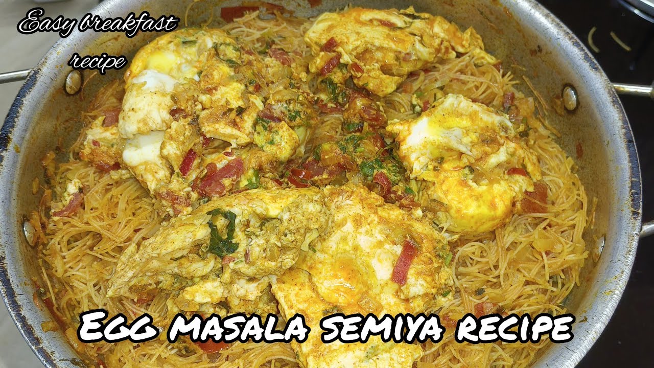 Egg masala semiya recipe in tamil || Muttai semiya recipe in tamil ...