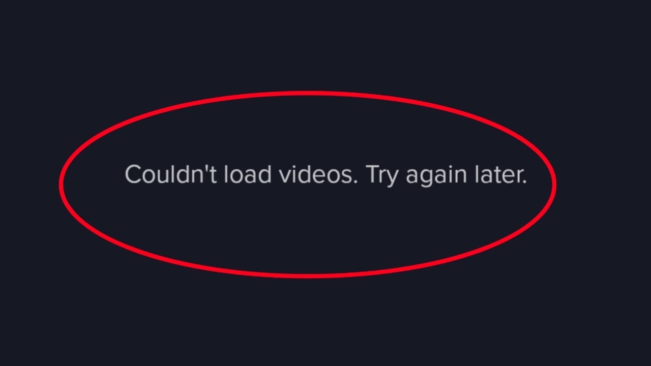 couldn't load video try again later tiktok || tiktok couldn't load try ...