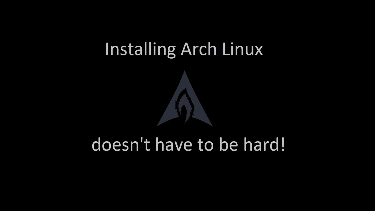 Installing Arch and dwm the easy way! - YouTube