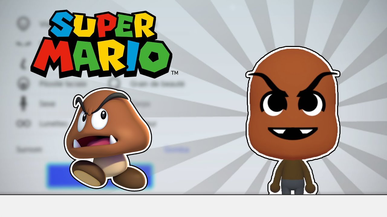 GOOMBA MII TUTORIAL - Nintendo Switch - YouTube