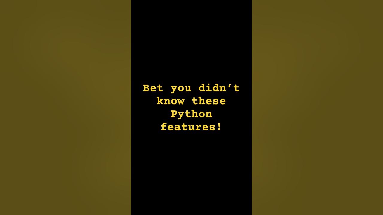 5 PYTHON Easter Eggs That Will Blow Your Mind #coding #python #trending #pythontricks #codehq ...