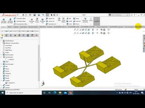 INJECTION BOUNDARIES & CREATE MESH | SOLIDWORKS PLASTIC SIMULATION 2020
