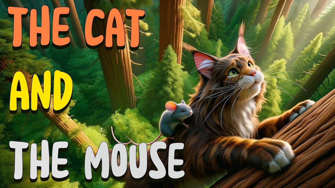 The Cat and the Mouse | Kids Fairy Tales | Learning English | Bedtime ...