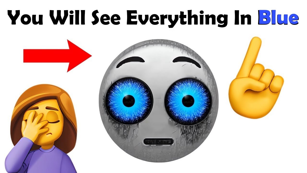 You Will See Everything In Blue 🔵😨 - YouTube